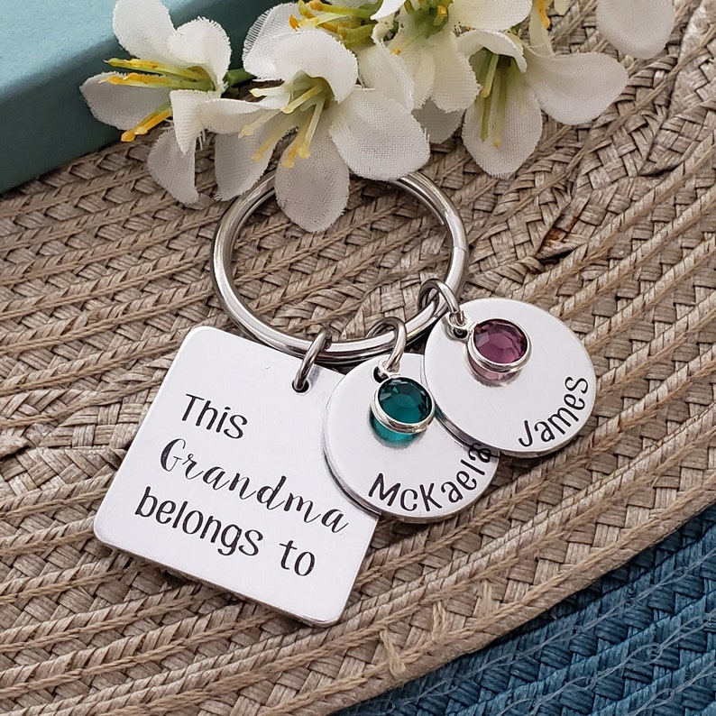 Grandma Keychain | Grandma Belongs to Grandma Keychain | Gifts for ...