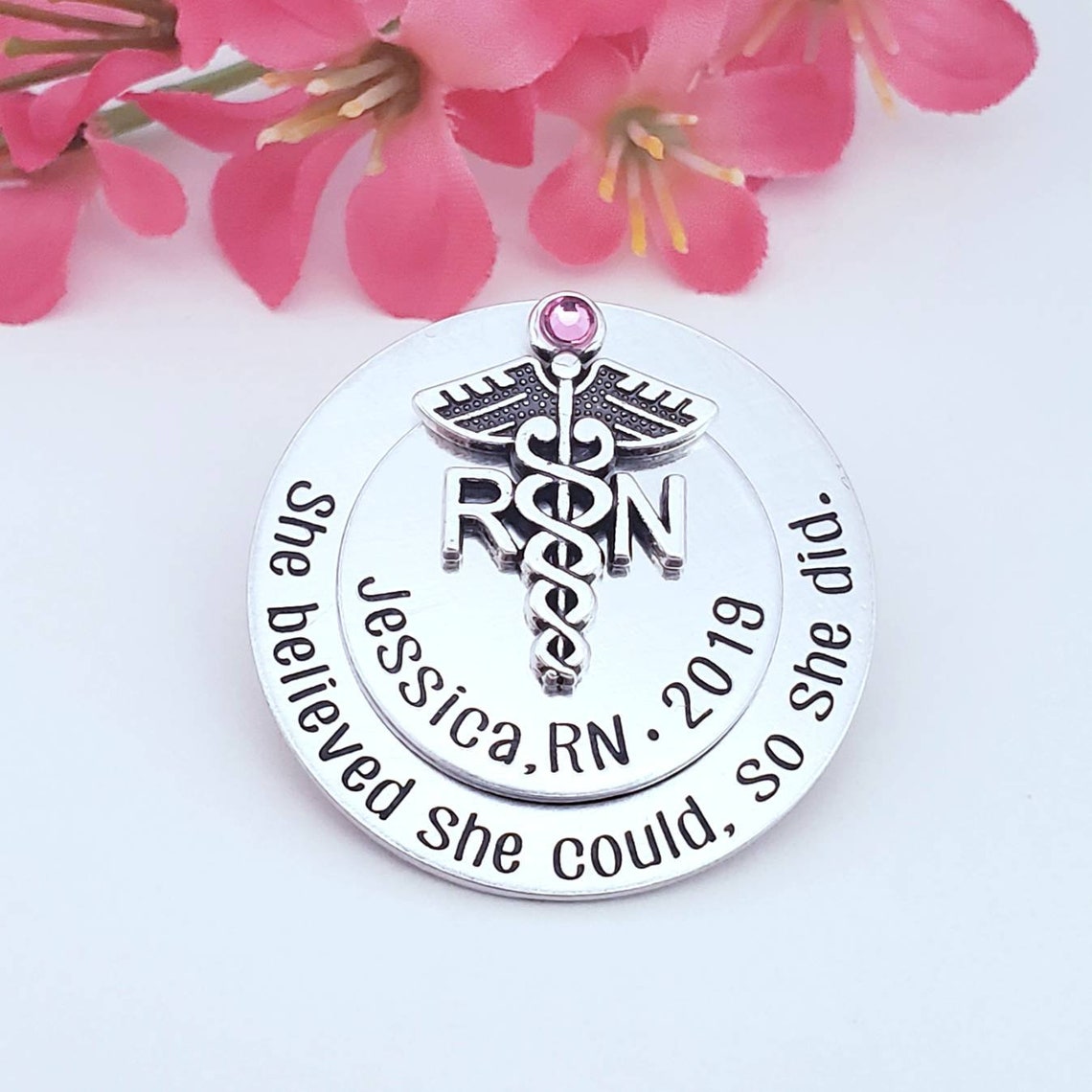 RN Nursing Pin For Pinning Ceremony RN Pins Gift For Nurse | Etsy