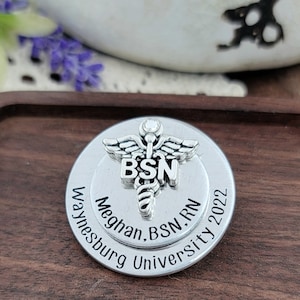 BSN Pin BSN Nursing Pin for Nurse Graduation BSN Gift for - Etsy