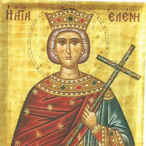 Orthodox Icons Byzantine Saint Helen Icon Greek Orthodox Icon Byzantine ...