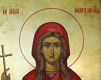Saint Margaret Icon - Etsy