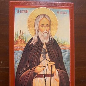 Saint Herman of Alaska Orthodox Icons Byzantine Greek Catholic Icon ...