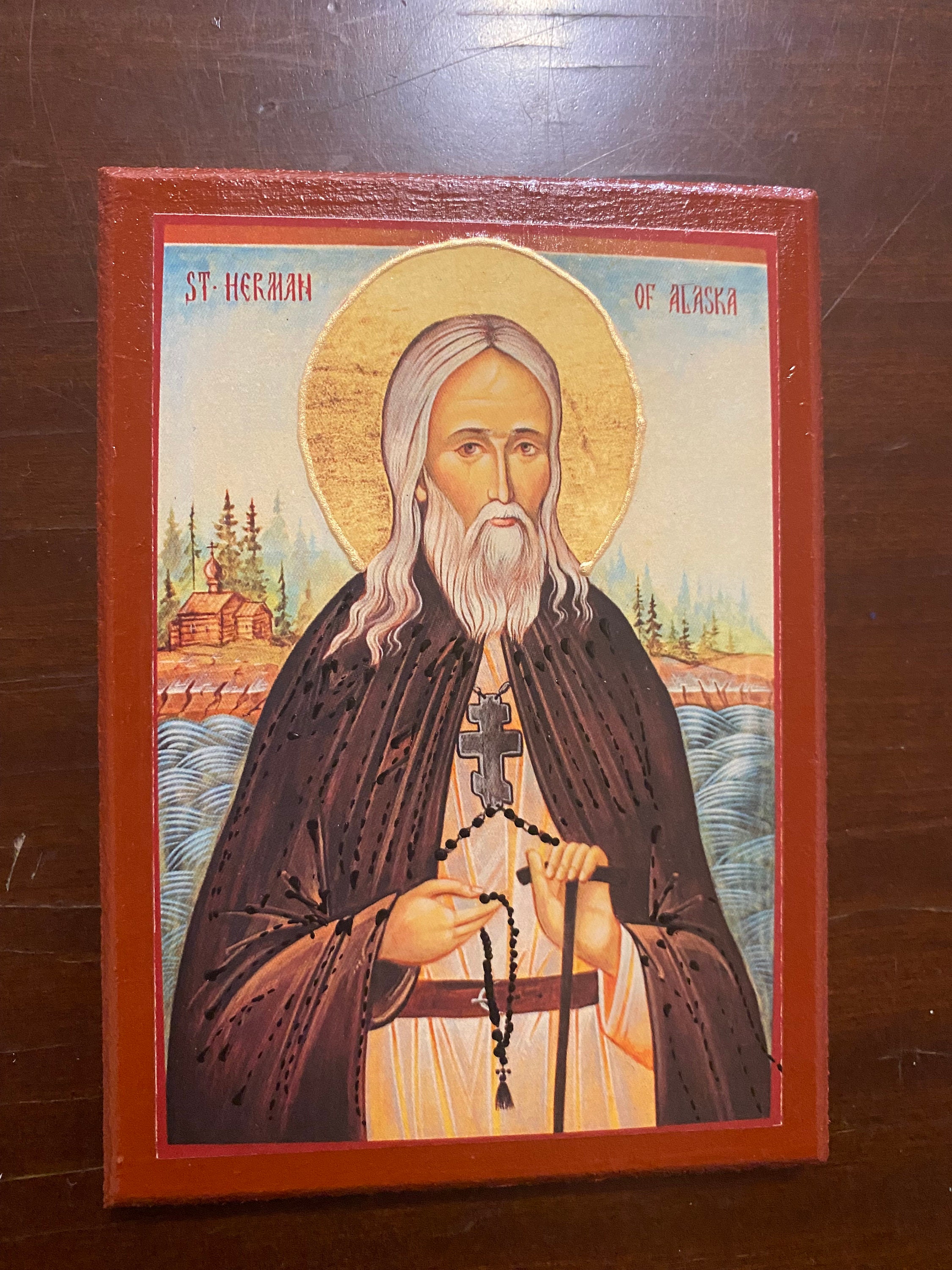 Saint Herman of Alaska Orthodox Icons Byzantine Greek Catholic - Etsy
