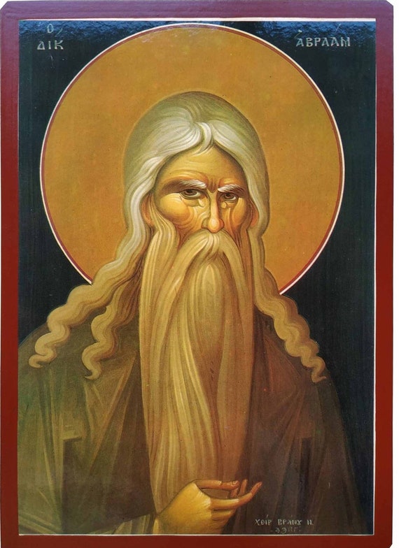 Orthodox Icons Byzantine Saint Abraham Icon Greek Orthodox - Etsy