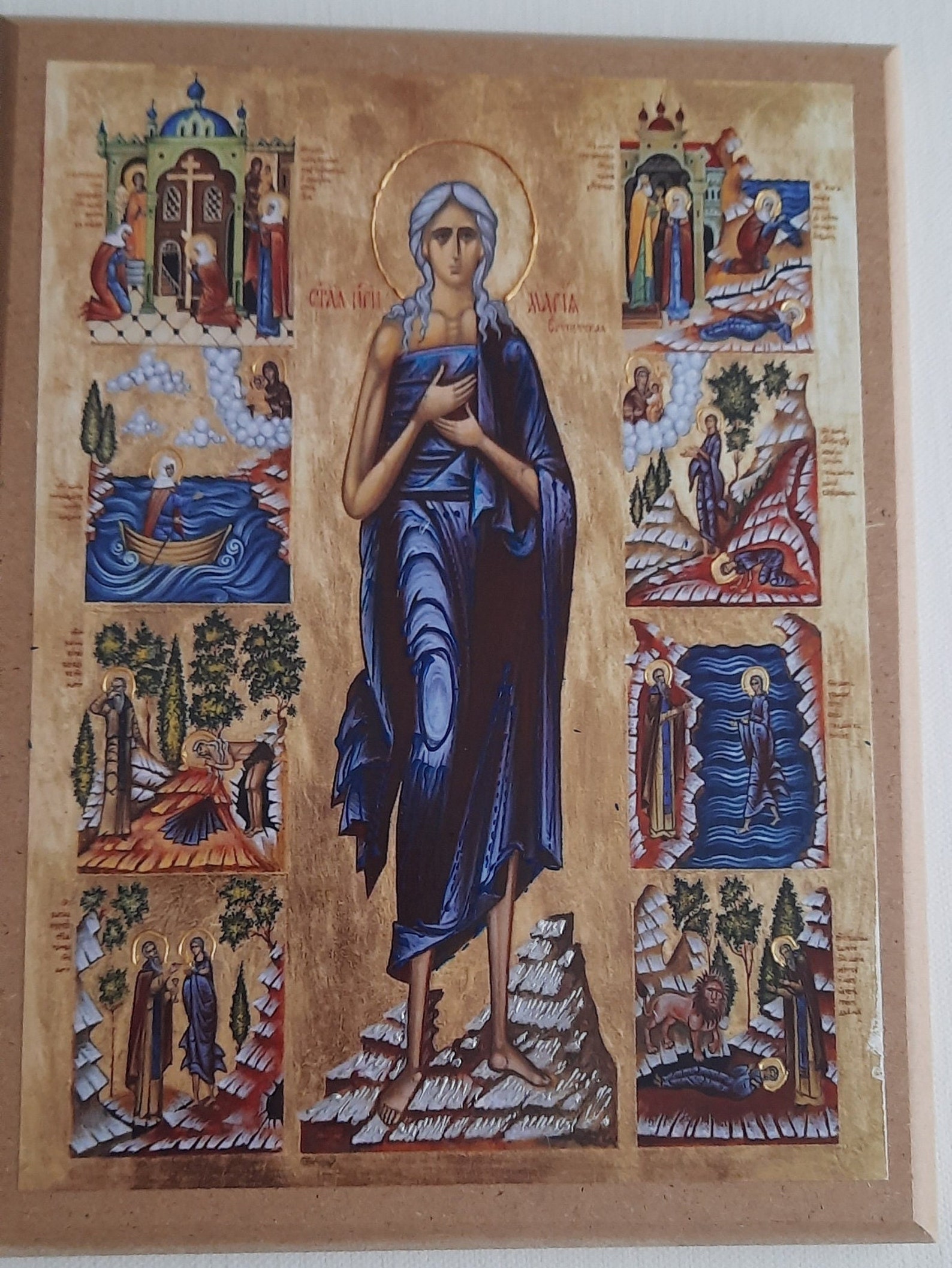 Orthodox Icons Byzantine Saint Maria Icon Greek Orthodox Icon - Etsy