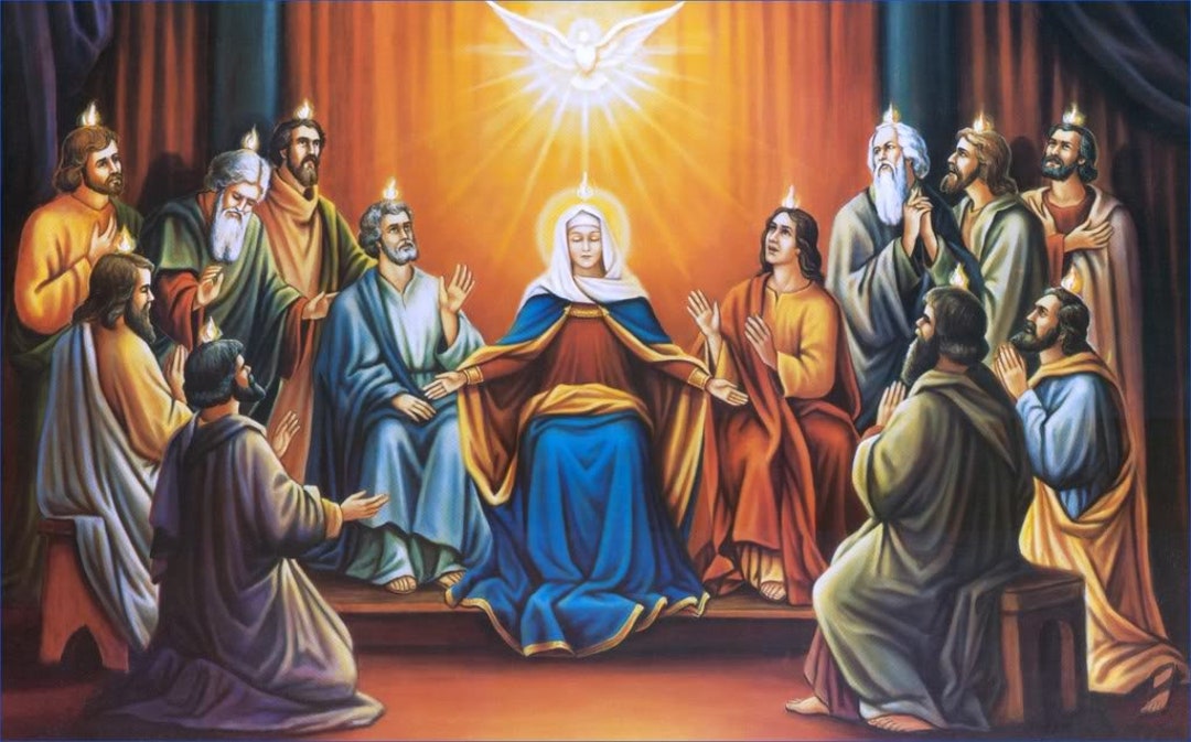 Orthodox Icons Byzantine Holy Spirit for Pentecost Icon Greek Orthodox ...