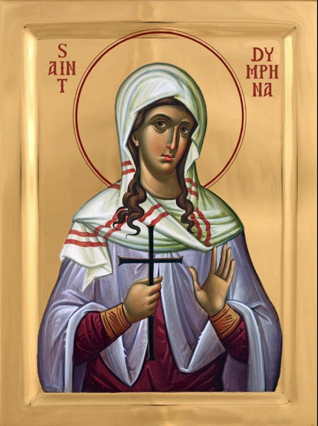 Saint Dymphna Orthodox Icons Byzantine Icon Greek Orthodox Icon ...