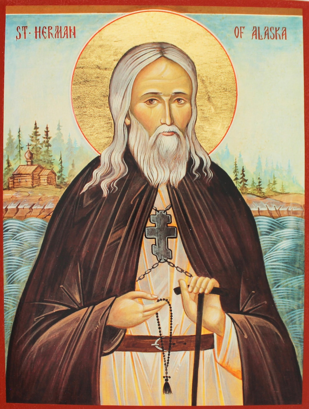 Saint Herman of Alaska Orthodox Icons Byzantine Greek Catholic Icon ...