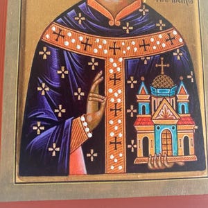 Orthodox Icons Byzantine Saint Ansgar Icon Greek Orthodox Icon ...