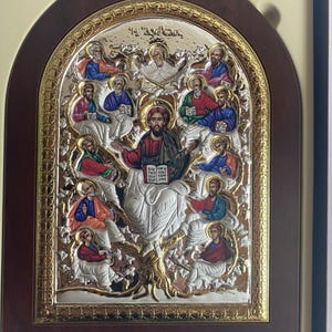 Byzantine Silver Orthodox Icon TREE OF LIFE Icon Greek Orthodox Icon ...