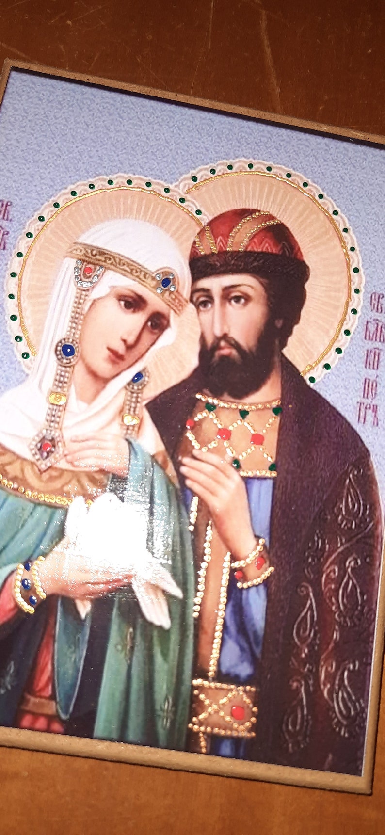 Orthodox Icons Byzantine Saint Peter and Fevronia Icon Greek - Etsy