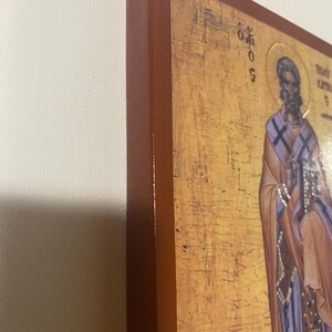 Orthodox Icons Byzantine Saint Polycarp Icon Greek Orthodox Icon ...