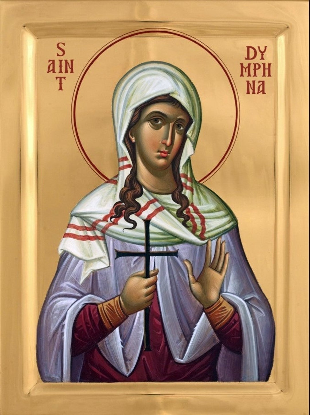 Saint Dymphna Orthodox Icons Byzantine Icon Greek Orthodox Icon ...