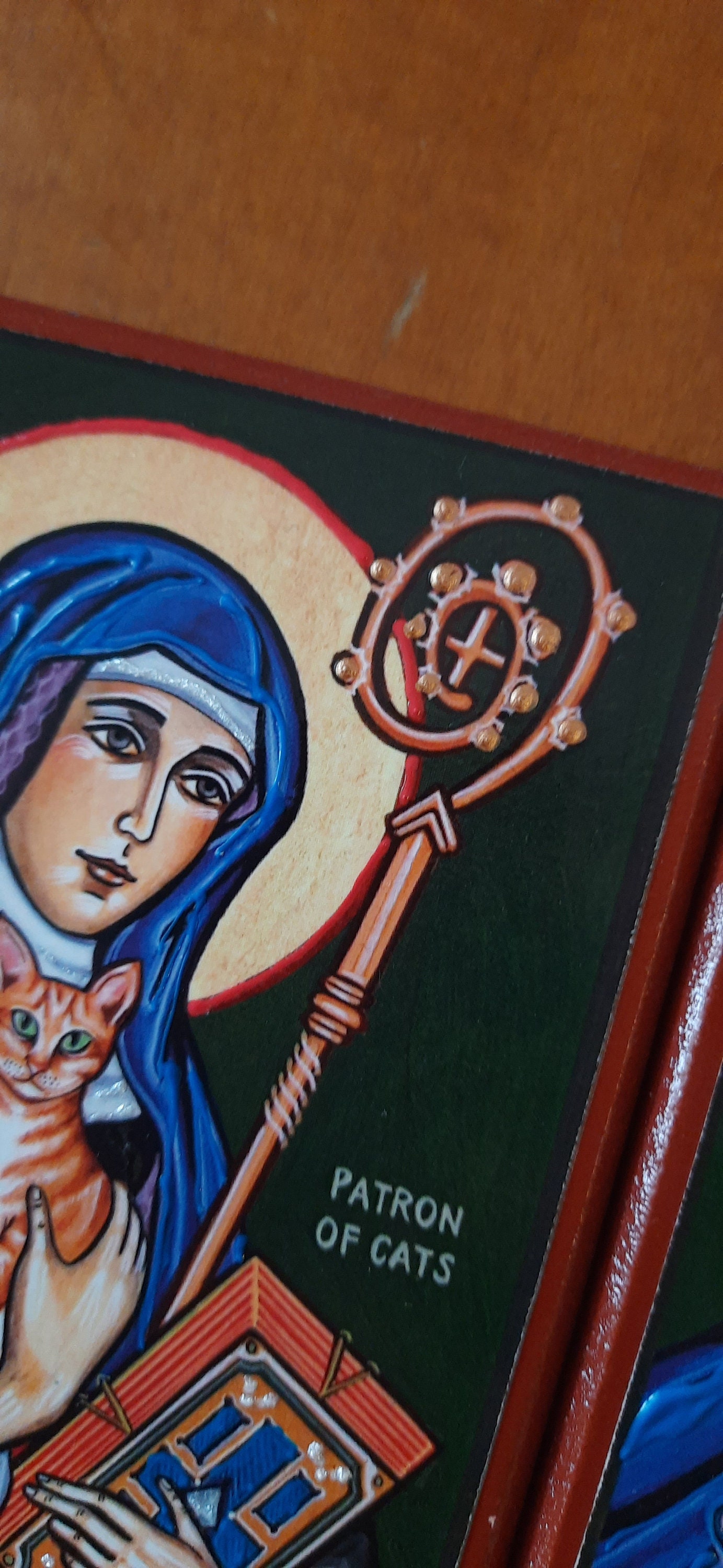 Orthodox Icons Byzantine St. Gertrude Of Nivelles Icon Greek Orthodox ...