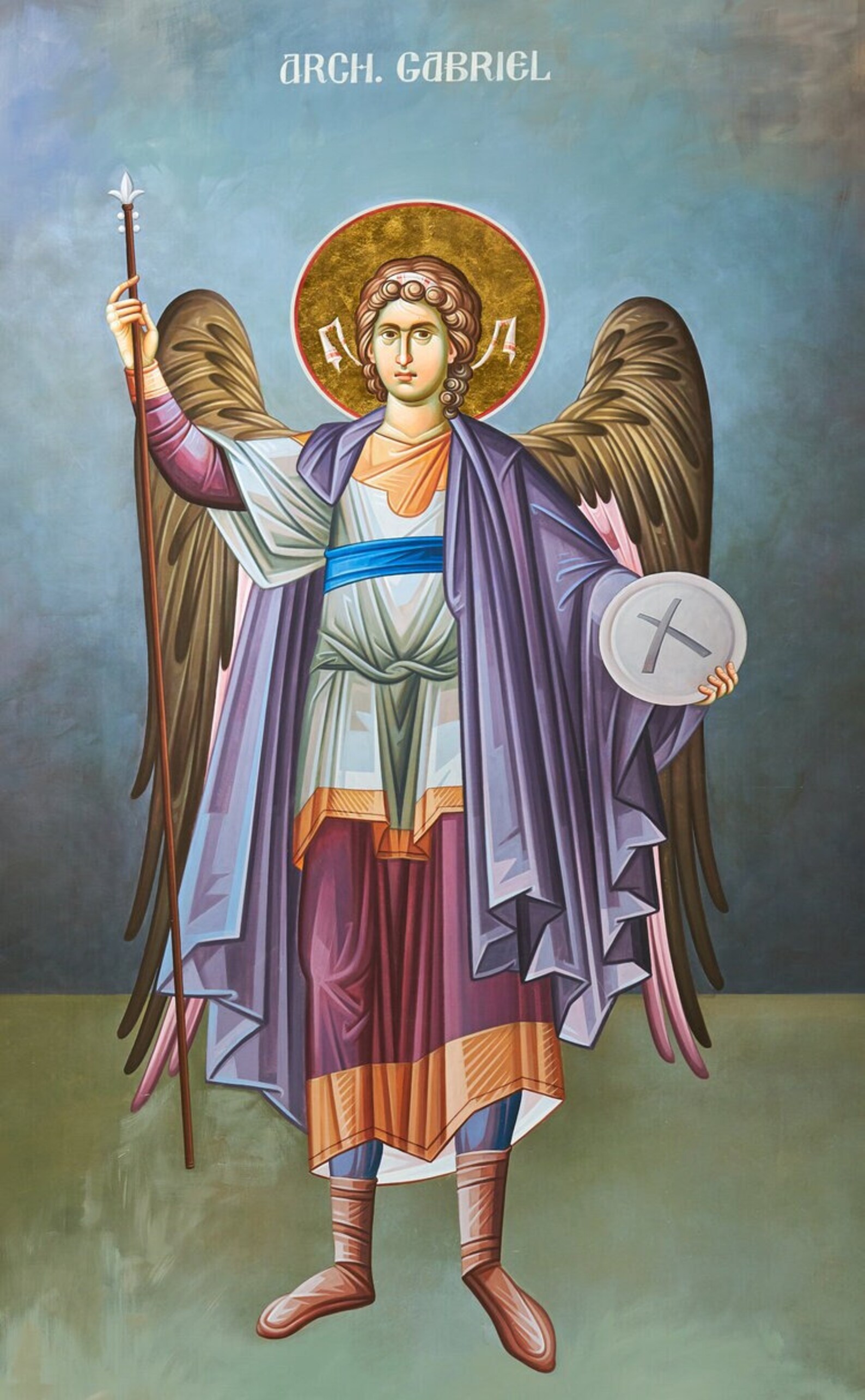 Orthodox Icons Byzantine Archangel Gabriel Icon Greek Orthodox - Etsy