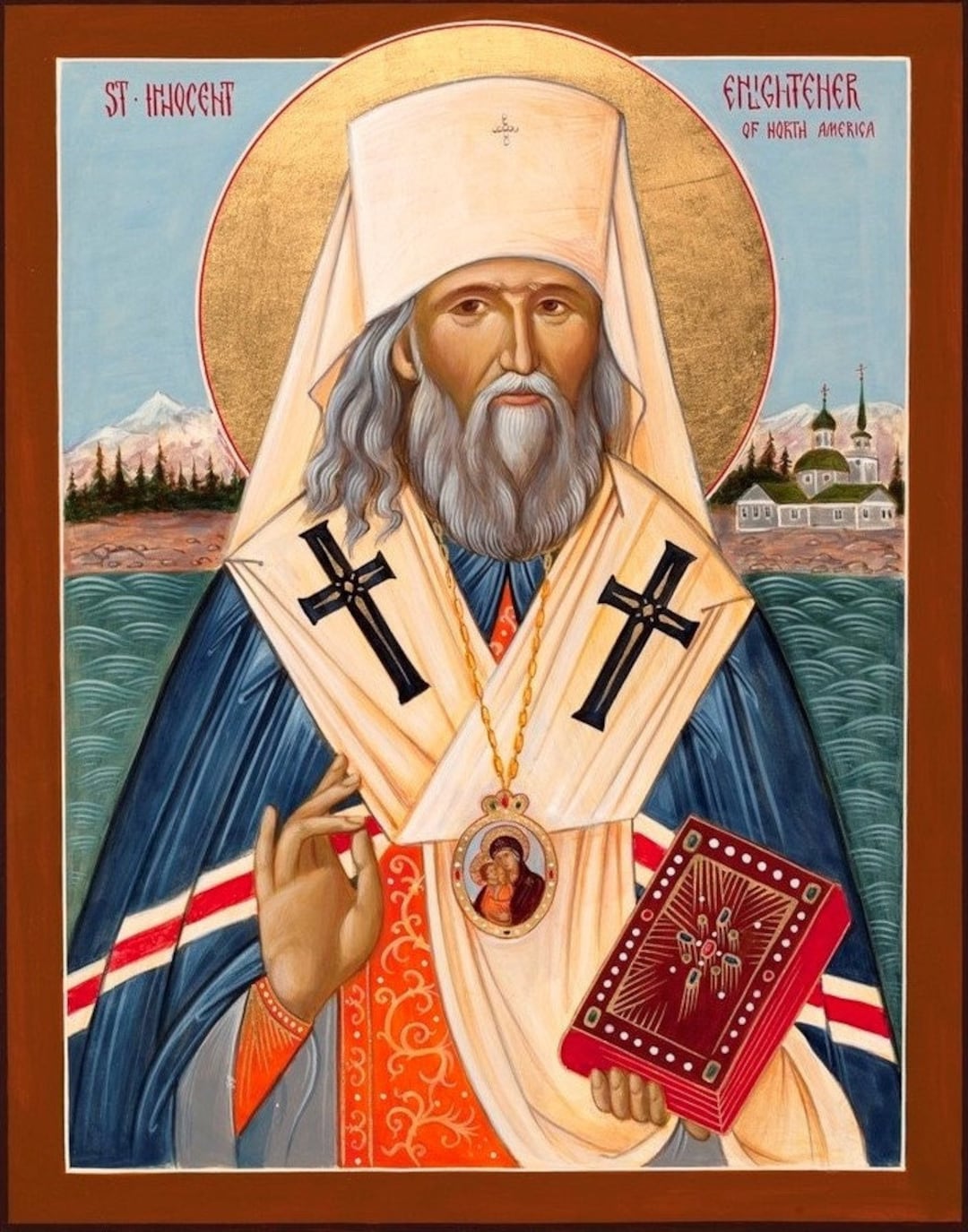 Saint Innocent of Alaska Orthodox Icons Byzantine Greek Catholic Icon ...