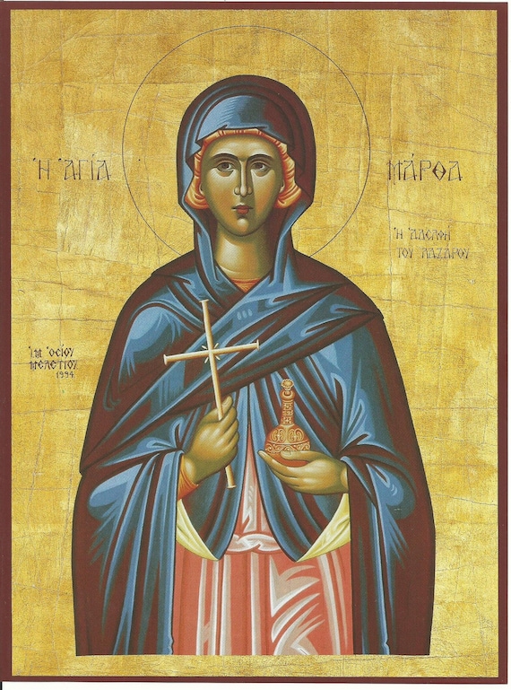 Orthodox Icons Byzantine Saint Martha Icon Greek Orthodox Icon - Etsy