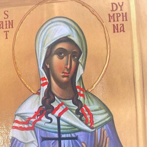 Saint Dymphna Orthodox Icons Byzantine Icon Greek Orthodox Icon ...