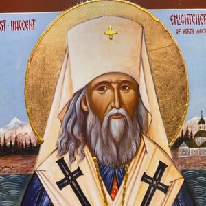 Saint Innocent of Alaska Orthodox Icons Byzantine Greek Catholic Icon ...