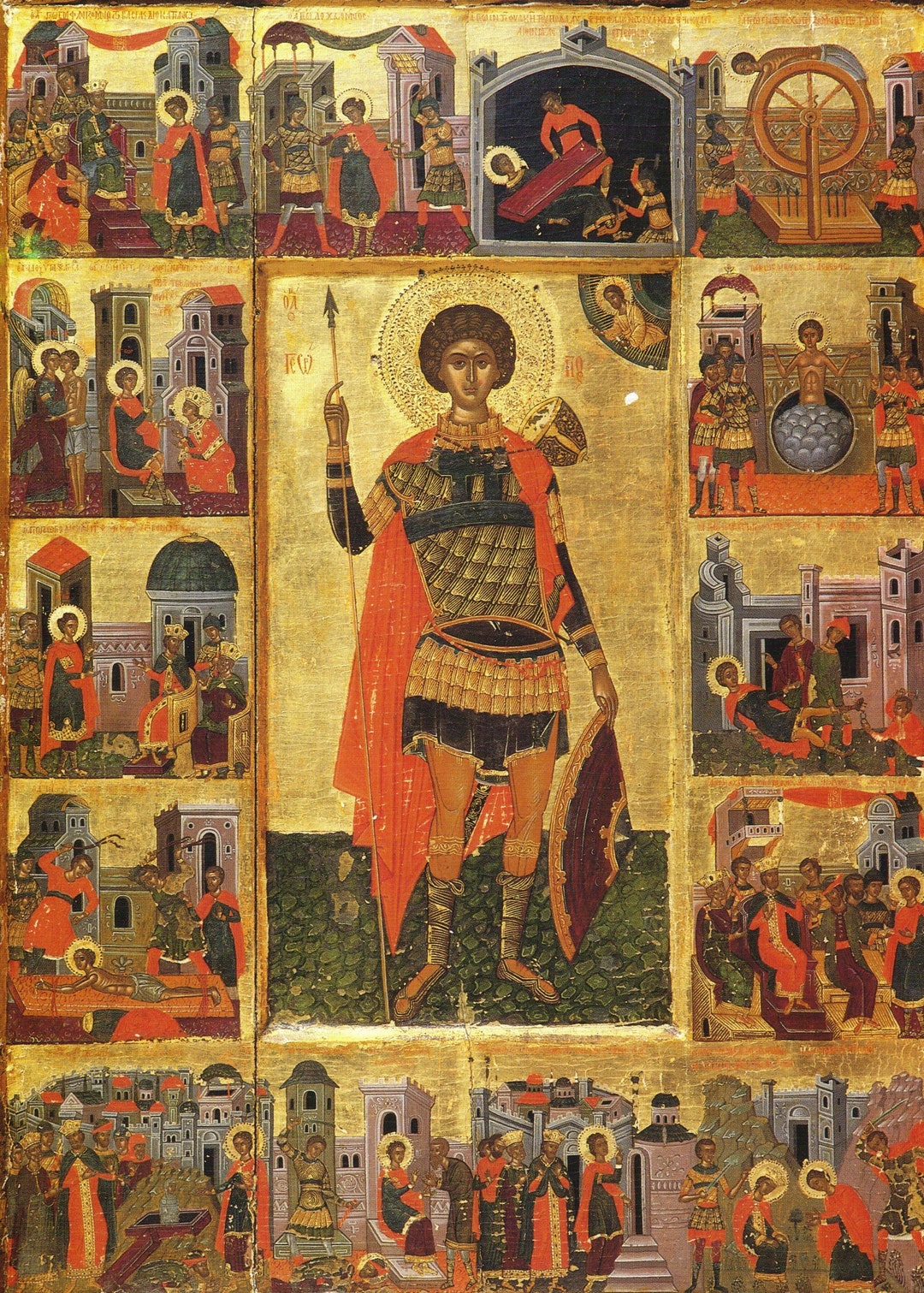 Orthodox Icons Byzantine Saint George Icon Greek Orthodox Icon ...