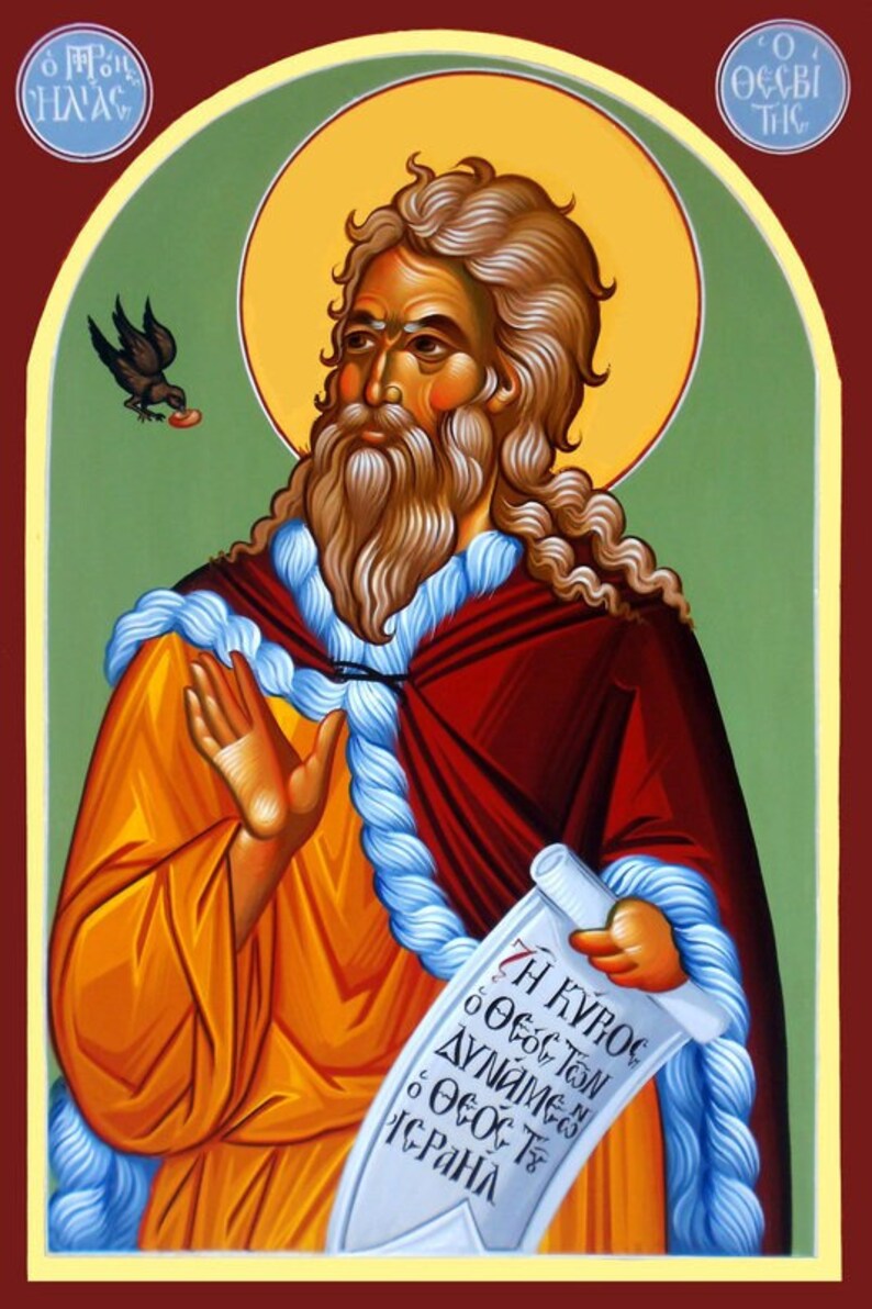Orthodox Icons Byzantine Elias the Prophet Greek Orthodox - Etsy