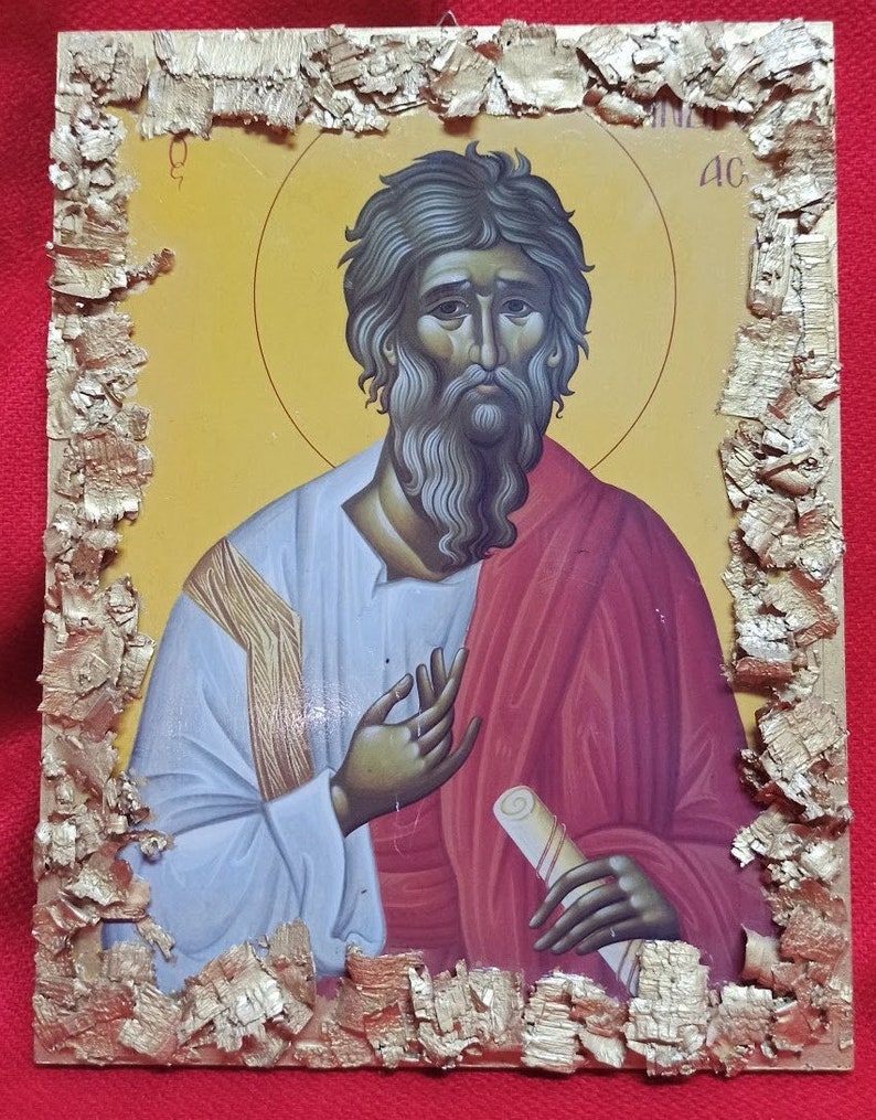 Orthodox Icons Byzantine Saint Andrew Icon Greek Orthodox Icon - Etsy