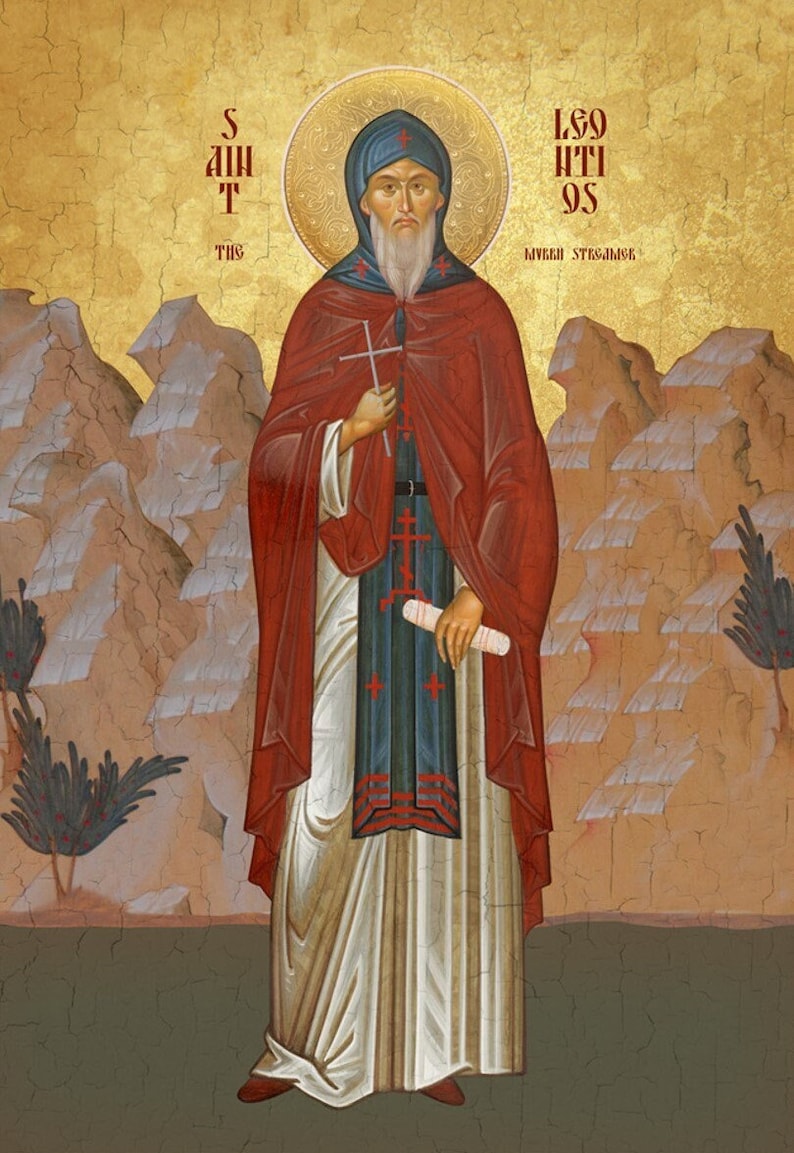 Saint Leontios Catholic Orthodox Icons Byzantine Greek Icon - Etsy