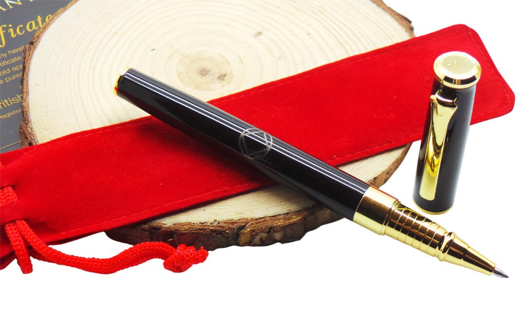 NA Narcotics Anonymous 24k Gold Plated Luxury Roller Ball Pen Engraved ...