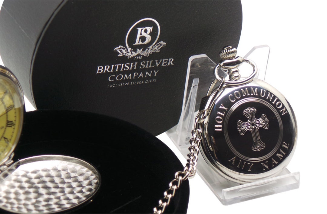 Engraved First Holy Communion Pocket Watch: Religious Gift With ...