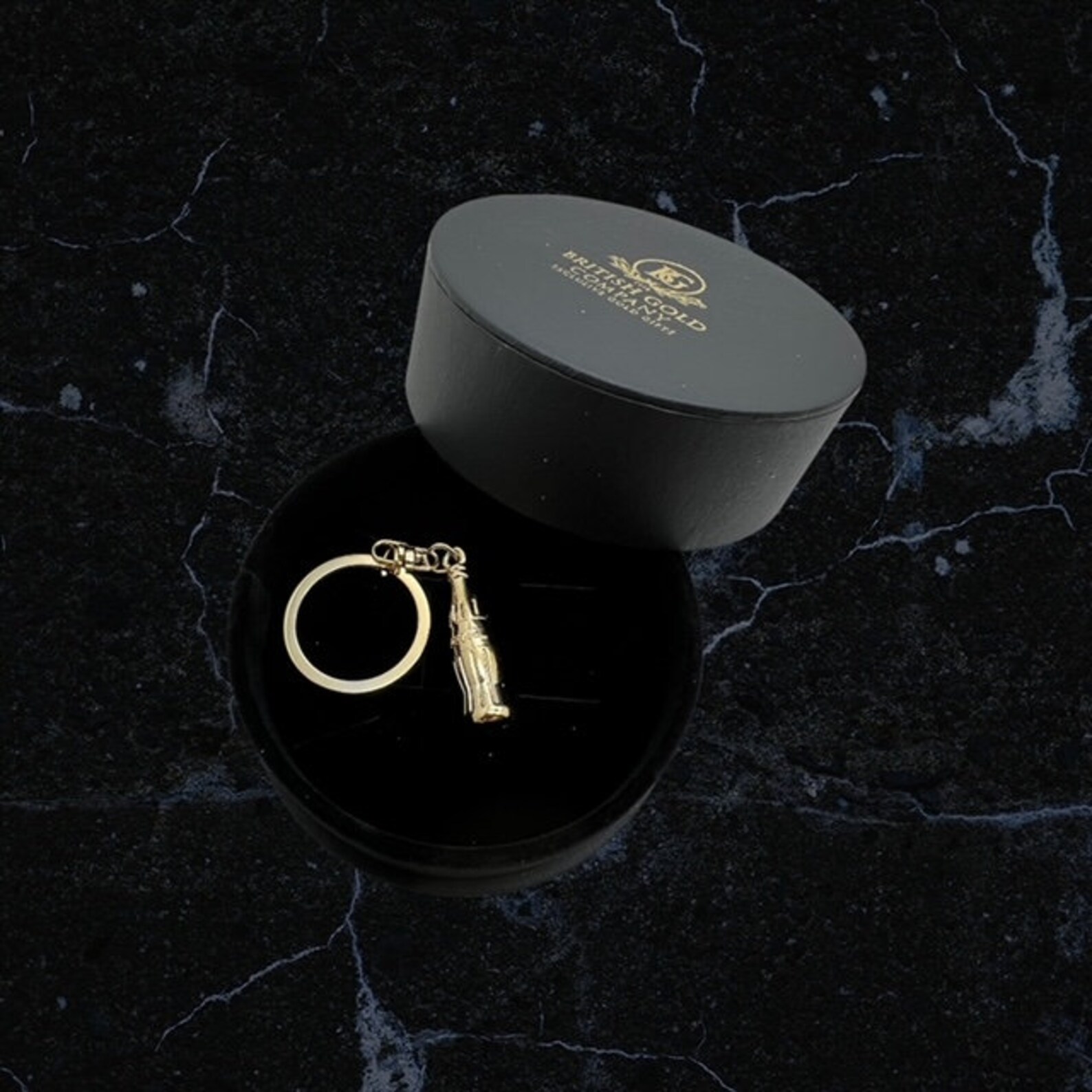 Cola Cola Bottle Coke Pure 24K Clad Gold Keyring Keychain in - Etsy