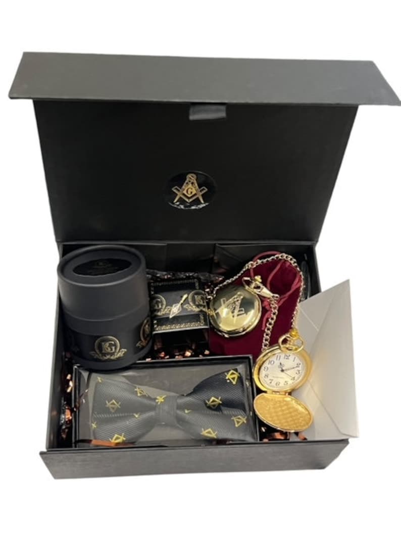 Masonic Gift Hamper Personalised Engraved Gold Pocket Watch - Etsy