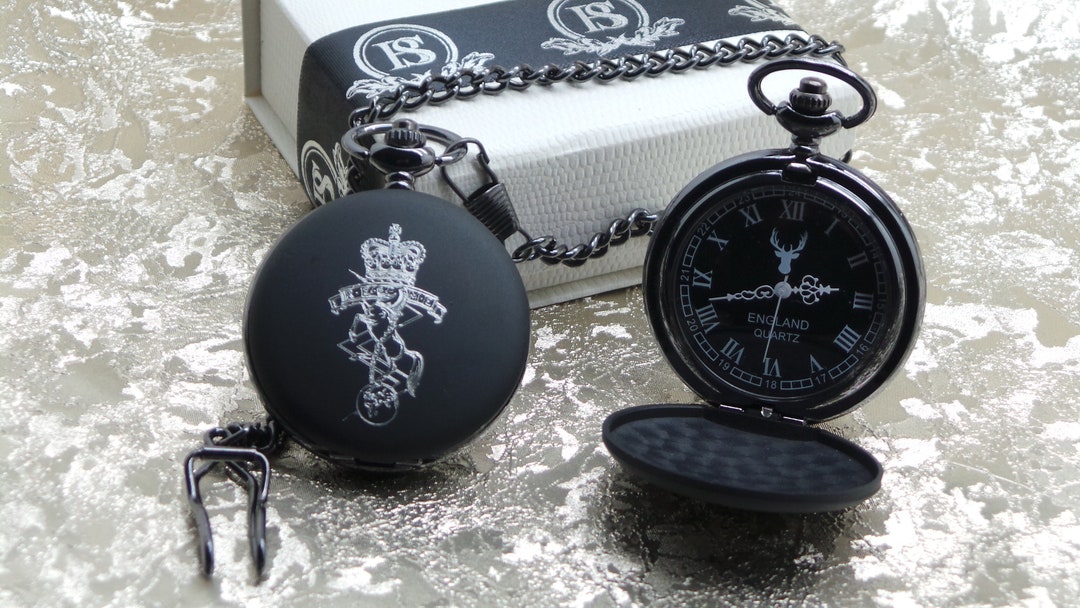 REME Royal Mechanical and Electrical Engineers Pocket Watch Crest Badge ...