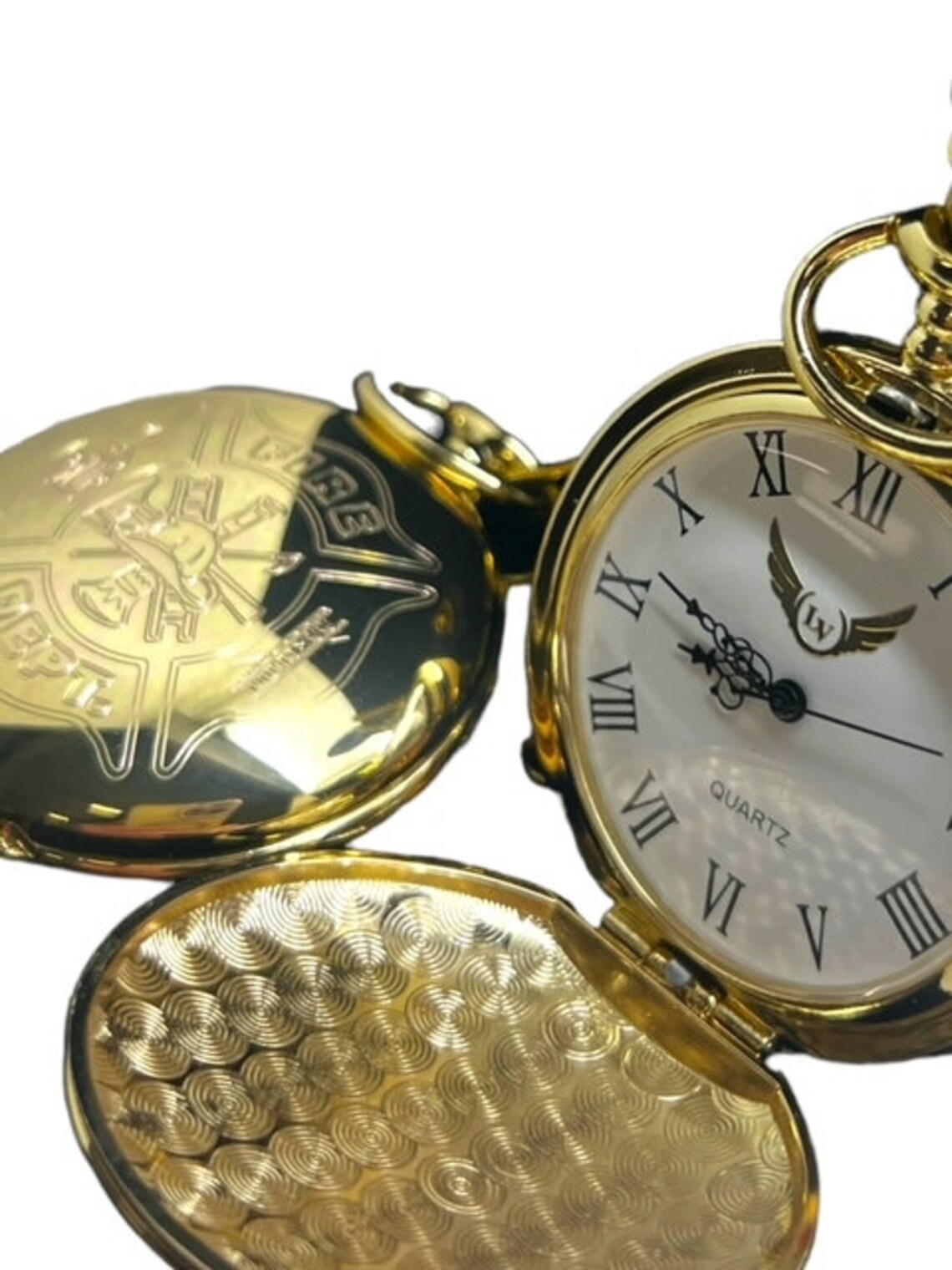 Personalised Firefighter Pocket Watch and Engine Cufflinks in Luxury ...