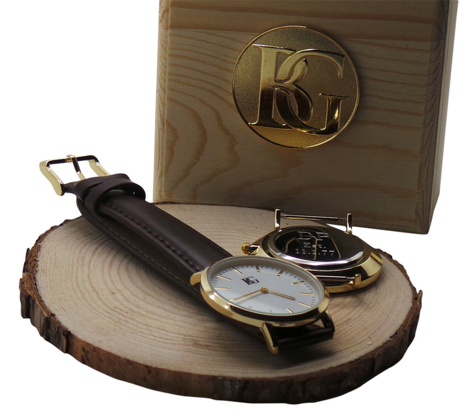 Personalised Watch Engraving Engraved Real Leather Wristwatch - Etsy UK