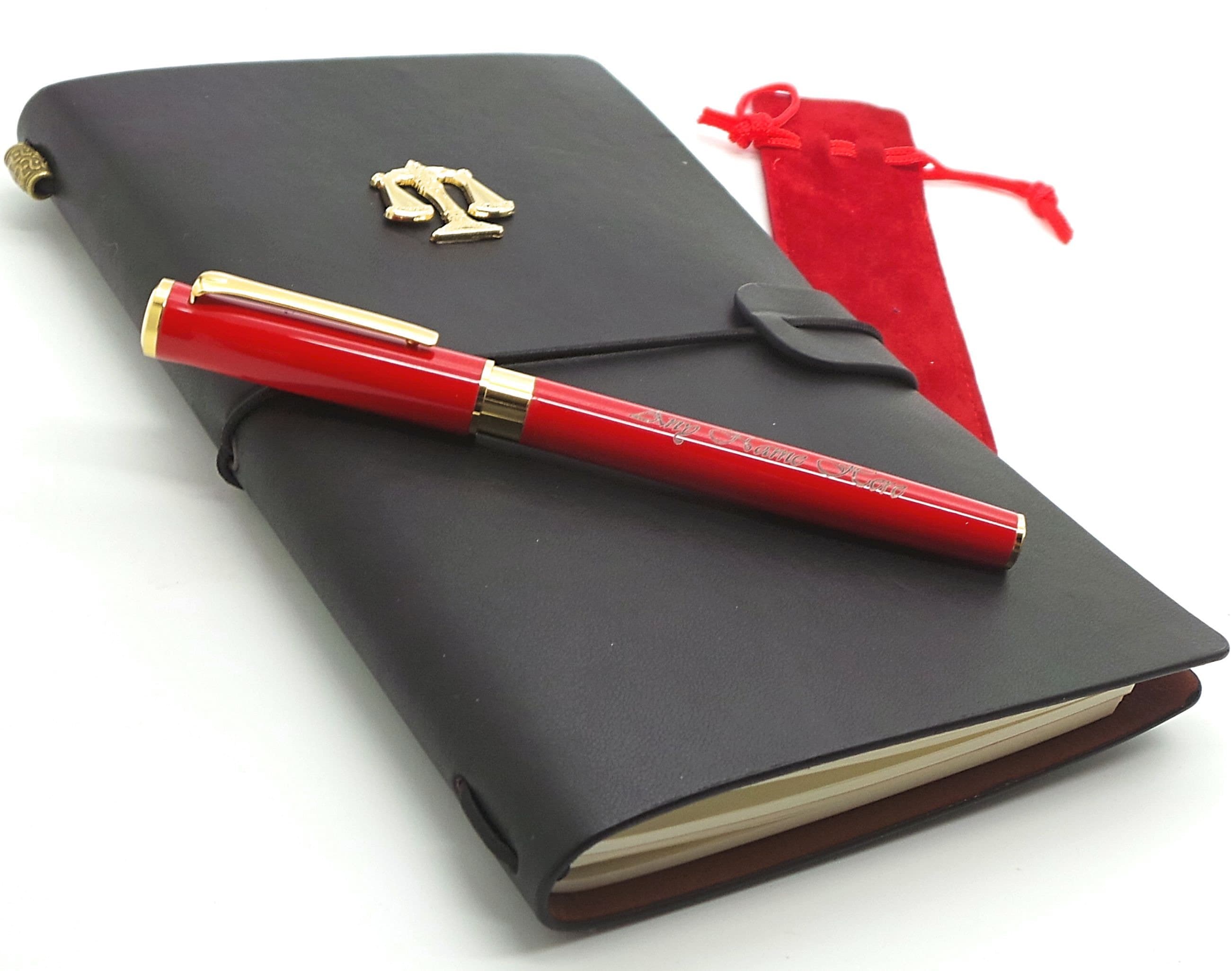 Personalised Legal Symbol Leather Journal Law Note Book and Engraved ...