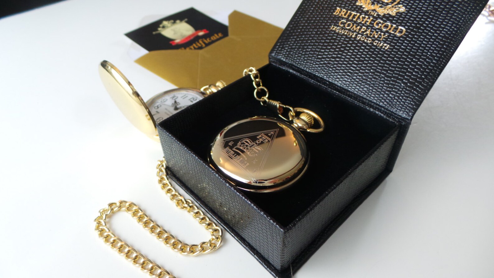 MI5 Secret Service Spies 24k Clad Gold Pocket Watch - Etsy