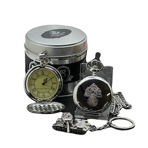 Royal Regiment of Fusiliers Silver Personalised Pocket Watch Battle ...
