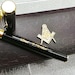 Masonic Freemasons 24k Gold Clad Engraved Masonic Black Ink Rollerball ...