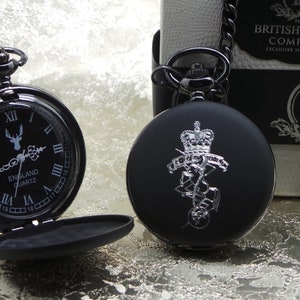 REME Royal Mechanical and Electrical Engineers Pocket Watch Crest Badge ...