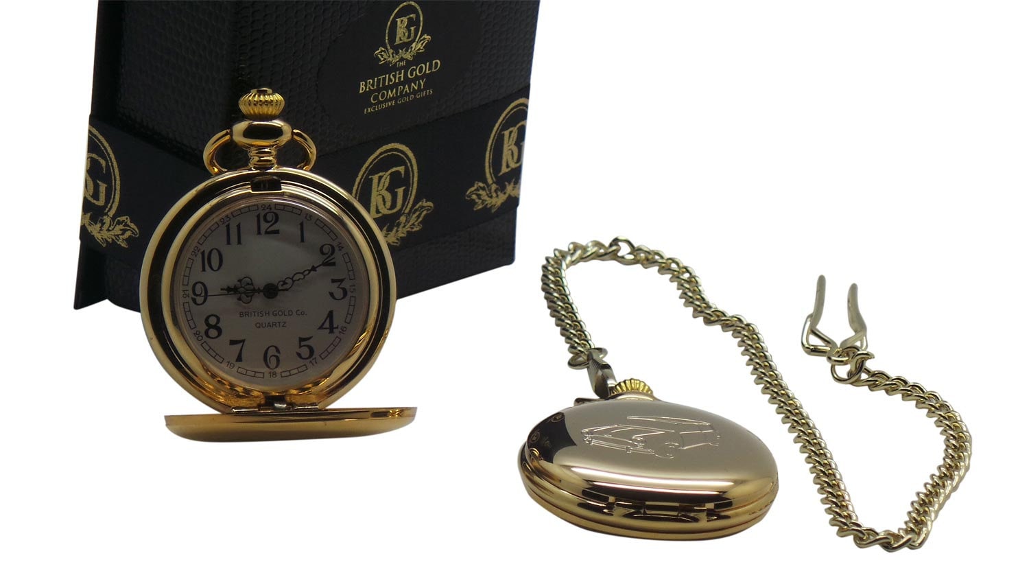 Classic Mini Motor Car Gold Pocket Watch Luxury Gift Case With - Etsy