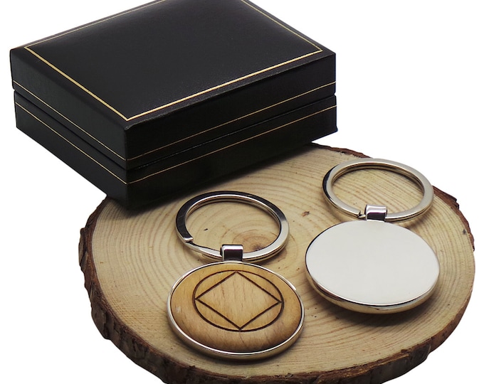 Personalized NA Birthday Token Key Tags, Narcotics Anonymous Key Ring ...