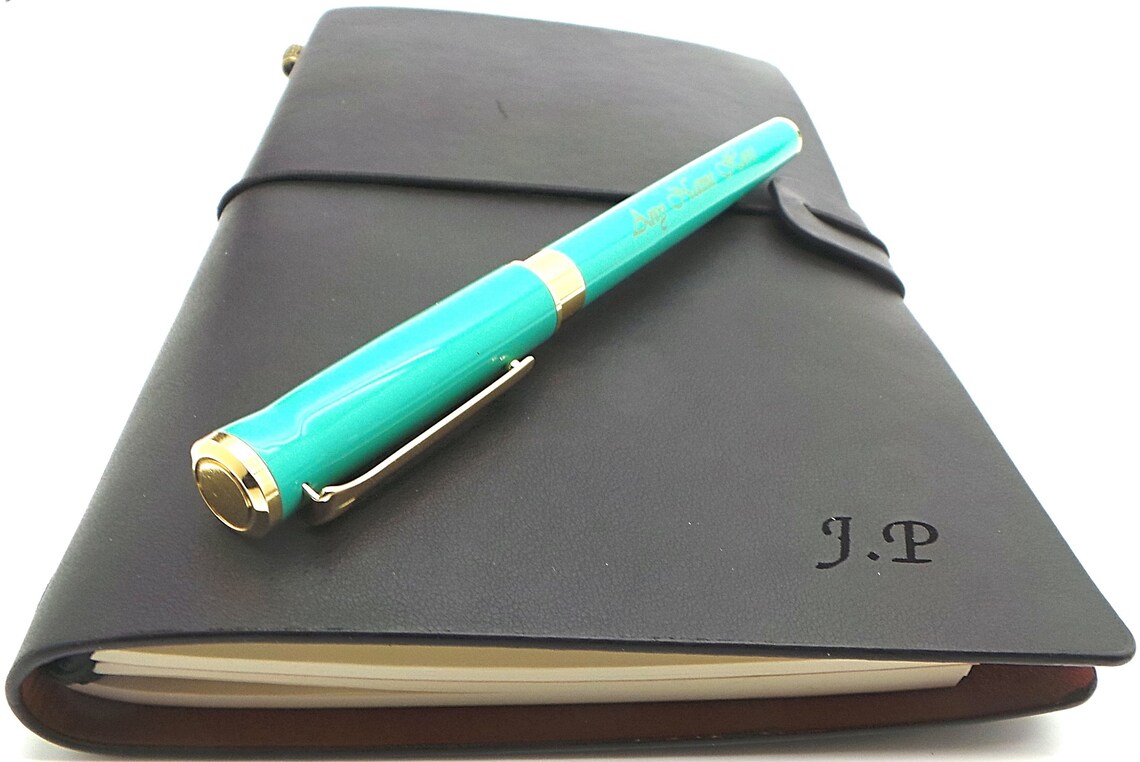 Personalised Leather Journal Note Book Diary AND Engraved - Etsy UK