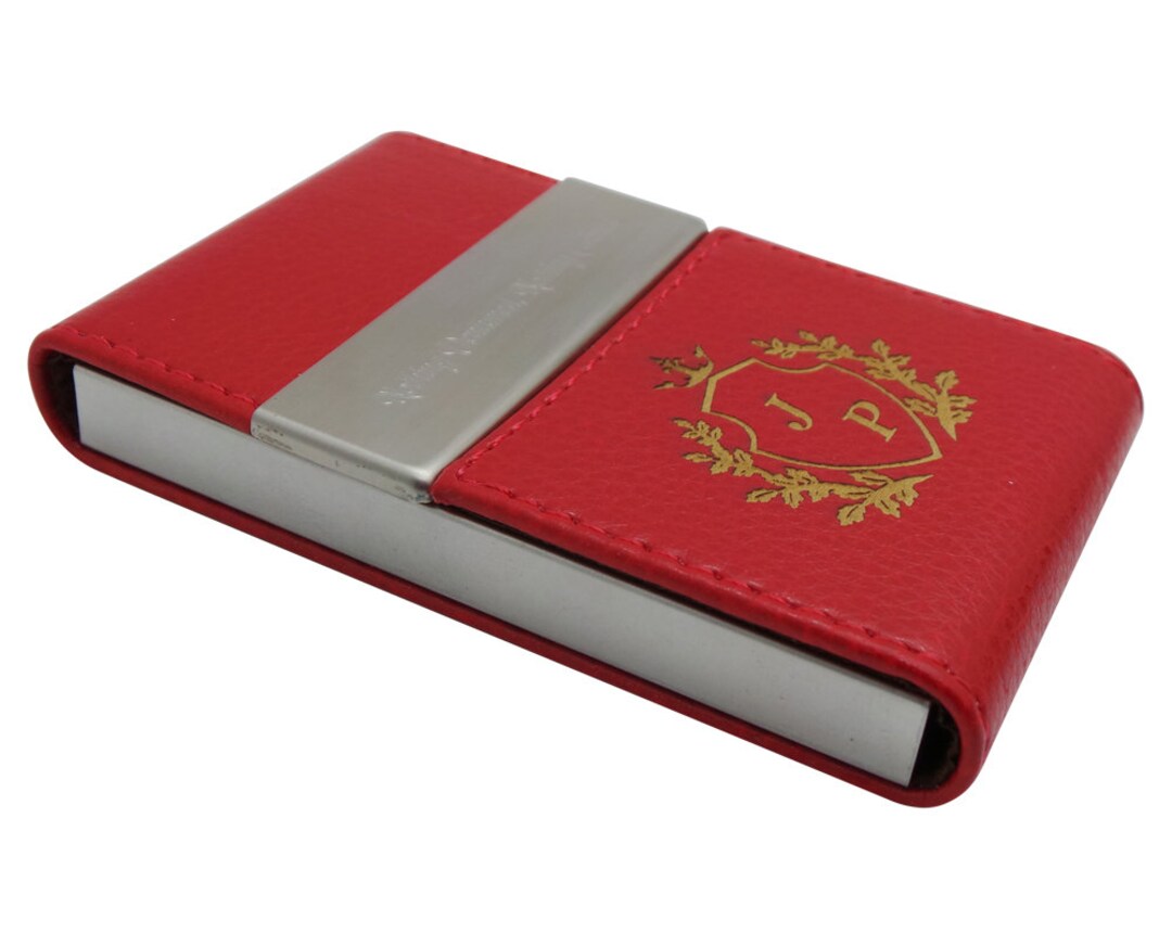 Personalised Card Case ID Business Holder Free Custom Engraving ...
