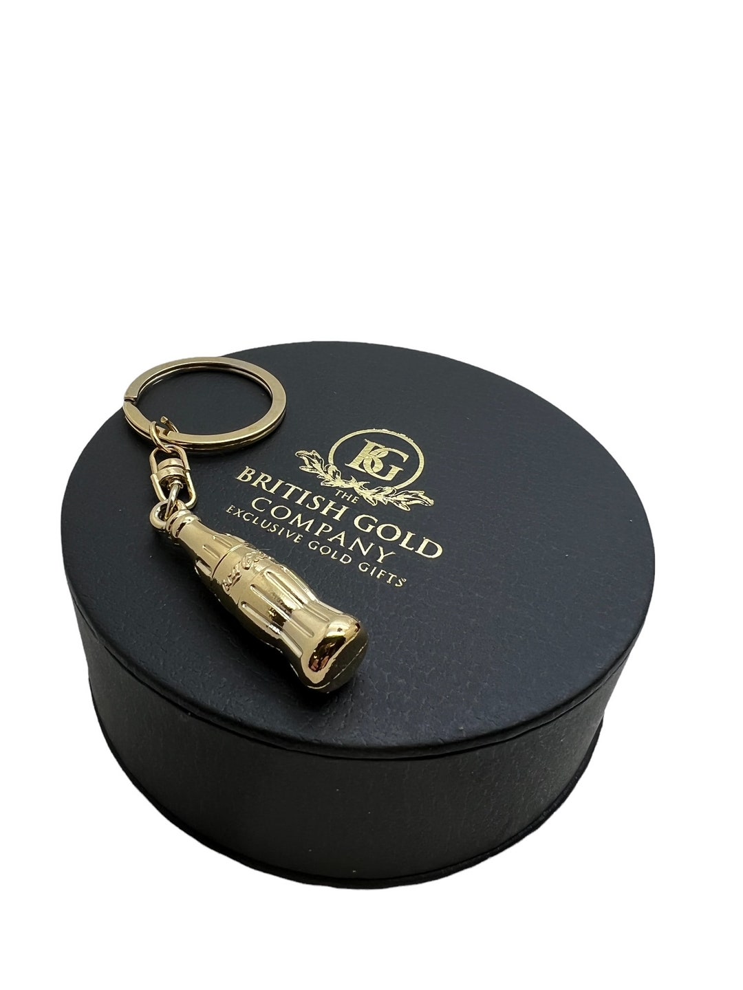 Cola Cola Bottle Coke Pure 24K Clad Gold Keyring Keychain in Luxury ...