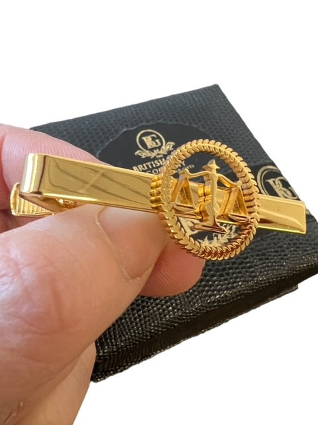 Law Tie Clip 24k Gold Clad for Legal Graduate Solicitor Lawyer Student ...