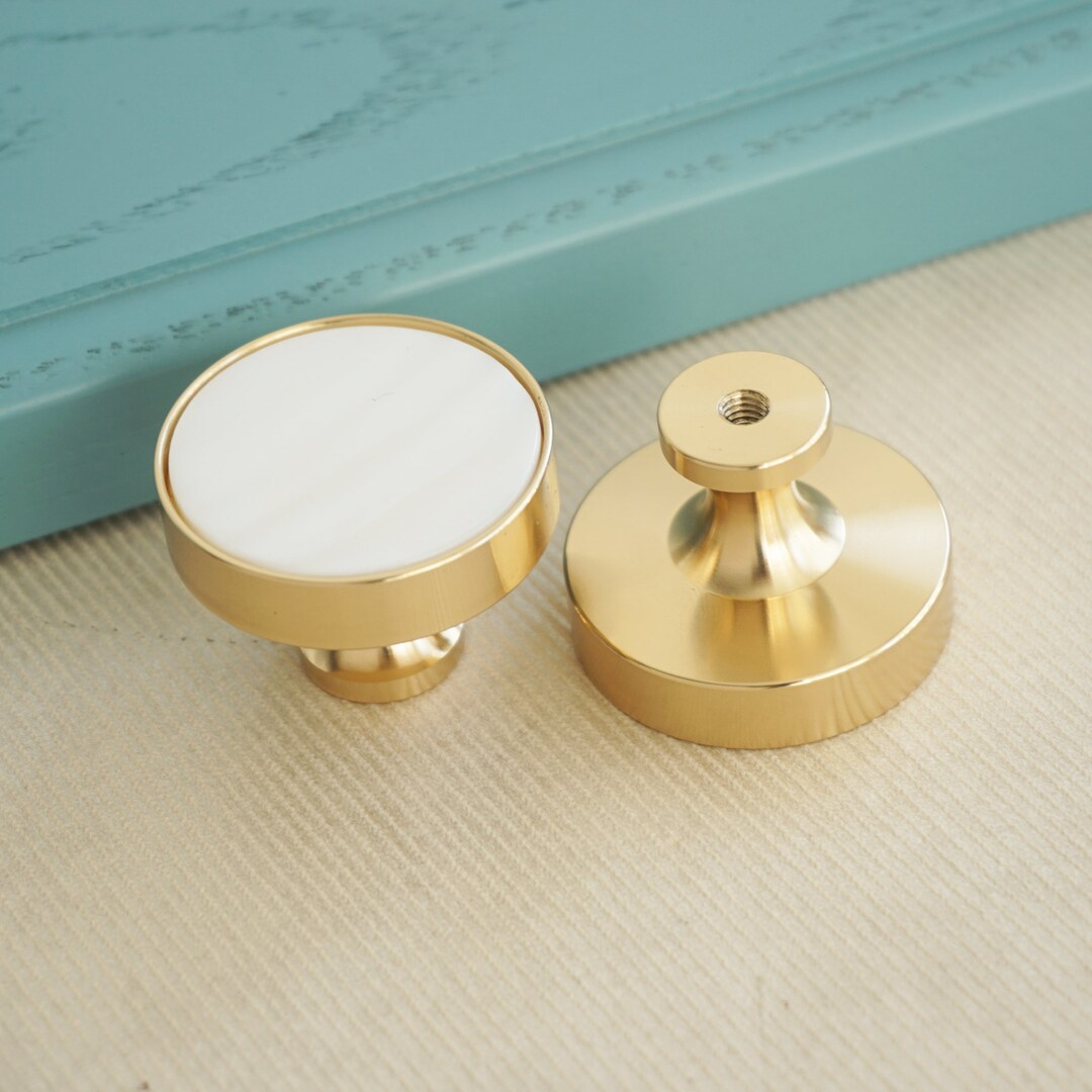 Nordic Simple Creative Brass Knobs Wardrobe Door Knobs Cabinet Knobs American Brass Door Knobs ...
