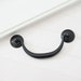 4.25 Black Drawer Pulls Handles Drop Bail Handles Simple Dresser Drop ...