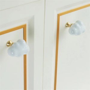 Cloud Knobs Ceramic Knobs Dresser Pulls Drawer Knobs Handles - Etsy