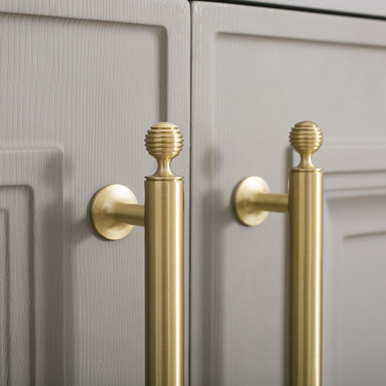 378 5 63solid Brass Drawer Pulls Knobs Etsy 4725