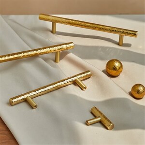 Hammer Design Solid Brass Drawer Pulls Knobs Cabinet Door Handle Knob Dresser Knobs Wardrobe ...